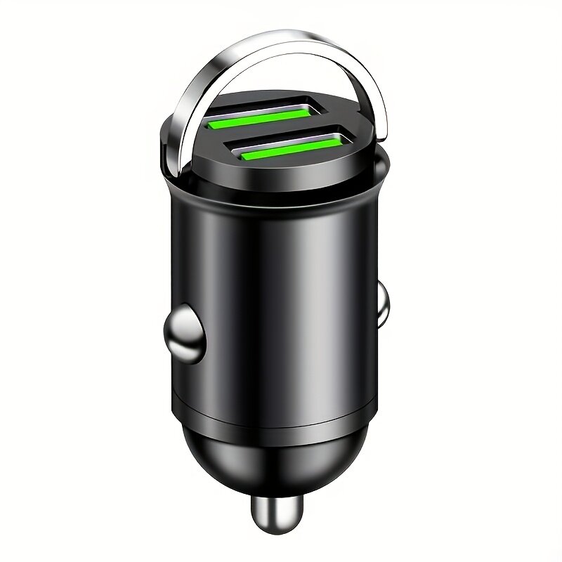 200W Мощное зарядное устройство с двумя USB-портами, быстрая зарядка 5A, широкий диапазон напряжения 12-24В, для автомобилей и грузовиков, подключай и используй, без аккумулятора, черный