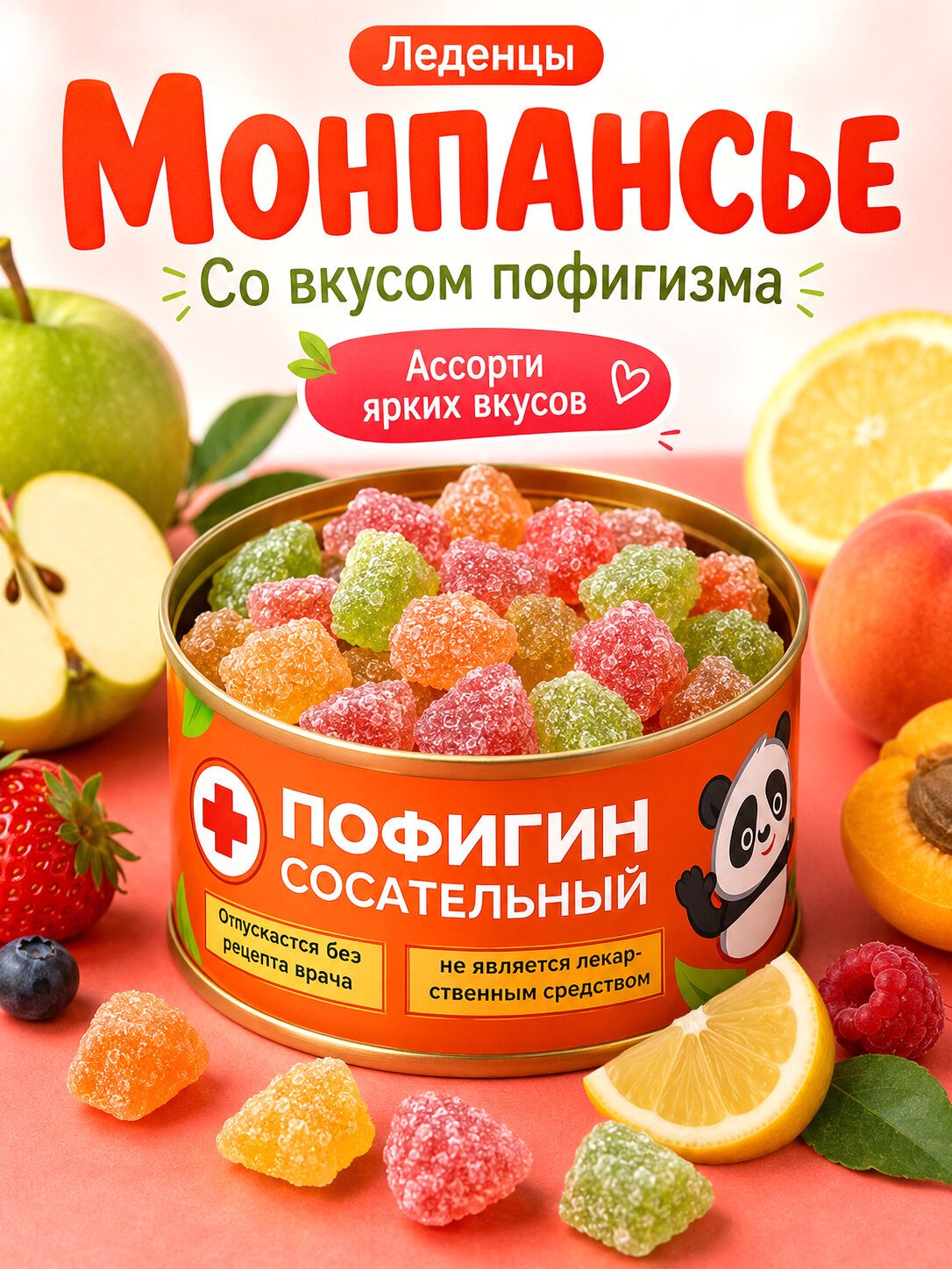 Монпансье "Пофигин Сосательный" сладкий подарок