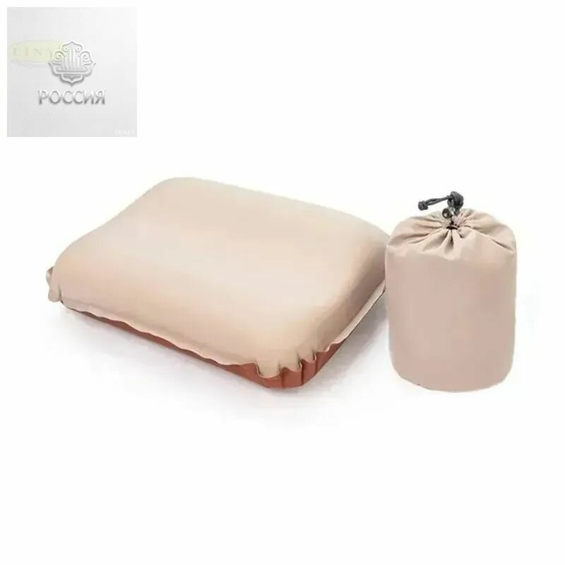 Подушка самонадувающаяся 46x32x10 cм, премиум / Подушка туристическая-Detherz