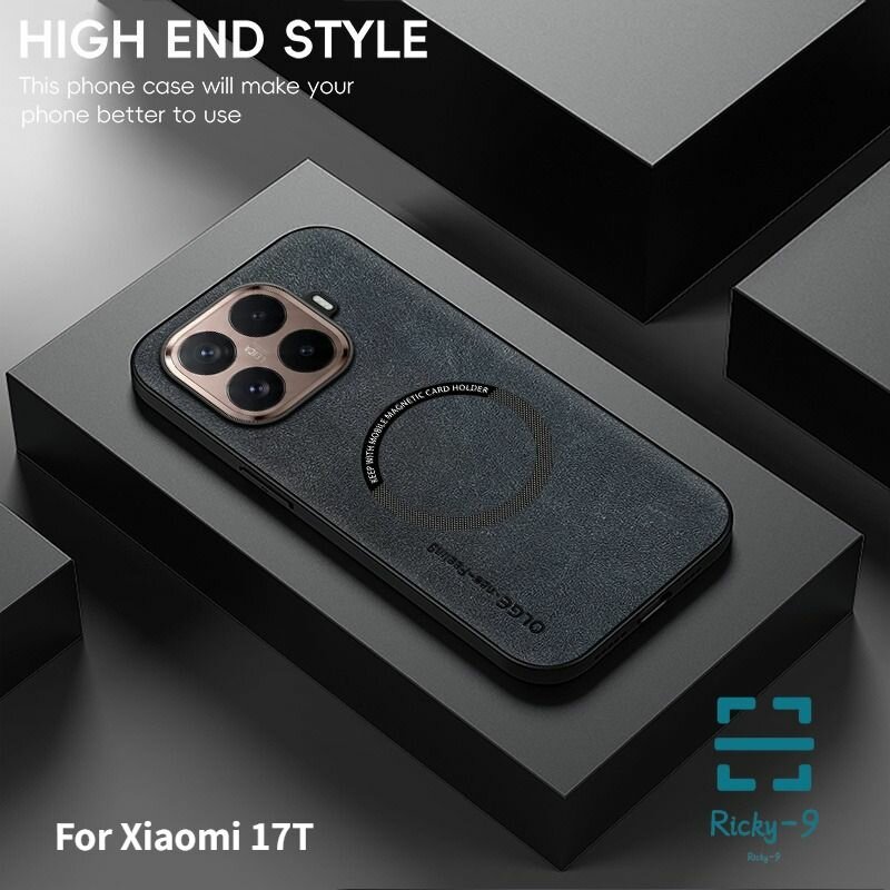 Ricky MagSafe чехол для Xiaomi 17T (Сяоми 17 Т, Ксиаоми) Нескользящий и удобный нескользящий чехол удобный чехол для смартфона