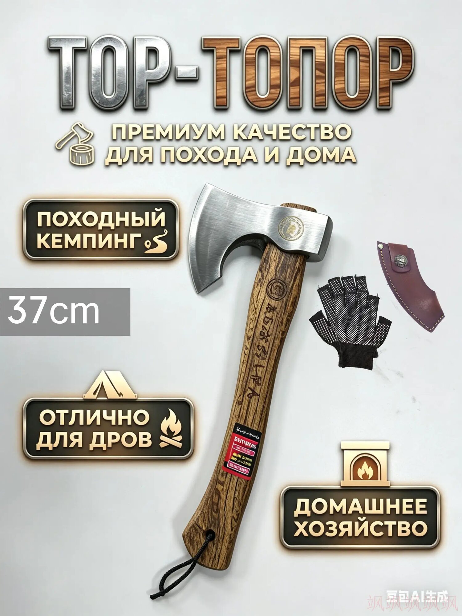 Топоры для резки костей и раскалывания дров, стальные топоры для использования на открытом воздухе