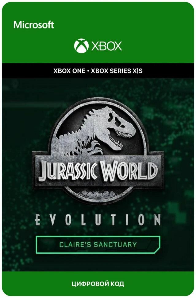 Дополнение JURASSIC WORLD EVOLUTION: CLAIRE´S SANCTUARY (DLC) для Xbox One/Series X|S, электронный ключ