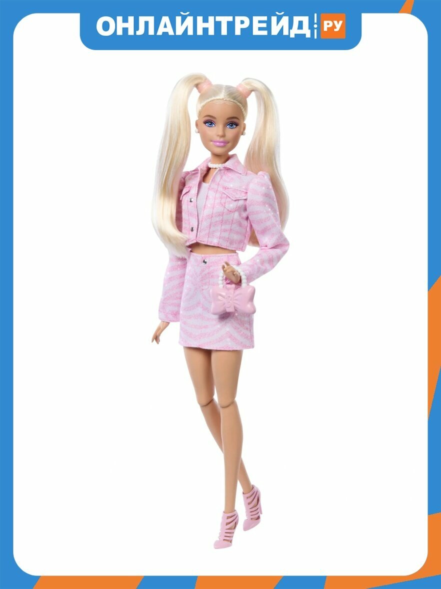 Кукла Barbie JJN69 Блондинка в розовом, серия Deluxe Style