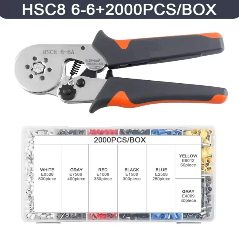 Обжимные клещи AOKIN HSC8 6-4/6-6 HSC8 6-6 2000pcs