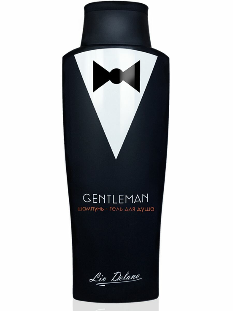 Гель для душа и шампунь для волос Liv Delano GENTLEMAN 300 г
