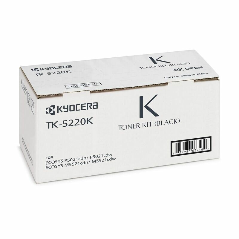 Картридж TK-5220K для KYOCERA ECOSYS P5021cdn, M5521cdn черный