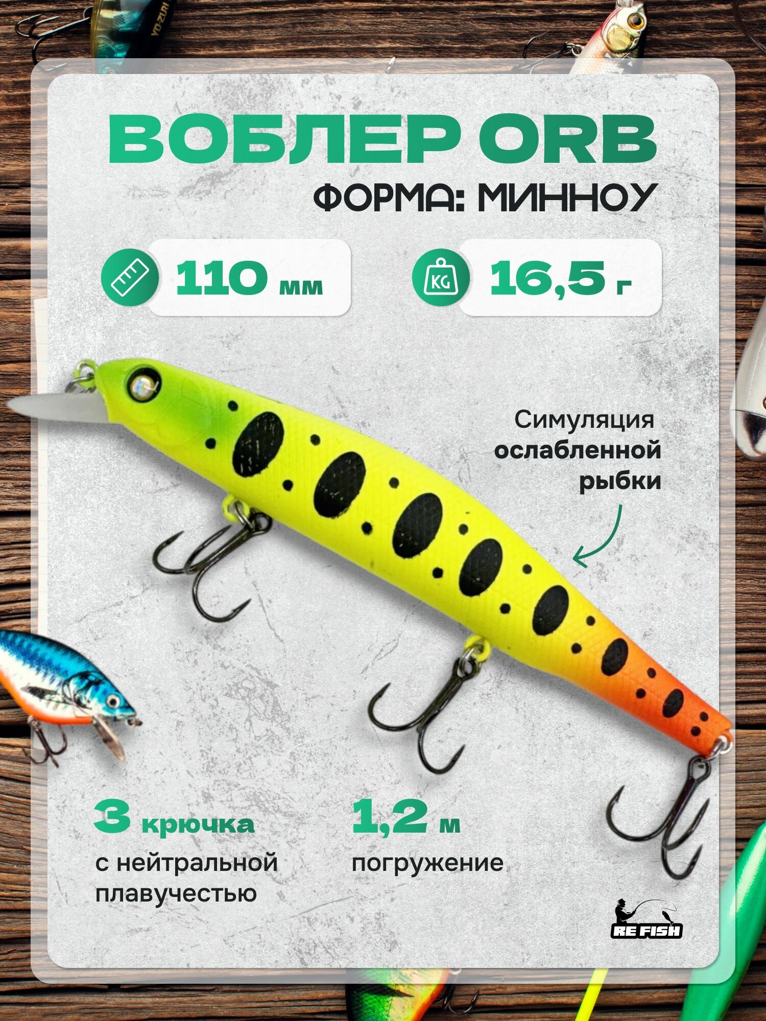 Воблеры для рыбалки на щуку минноу 110 мм