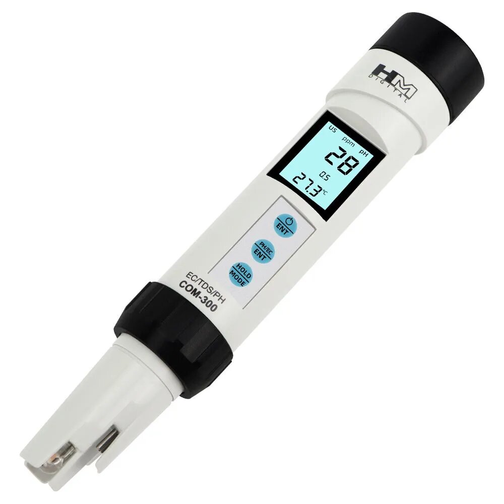 Портативный PH-метр COM-300 pH/EC/TDS метр/термометр