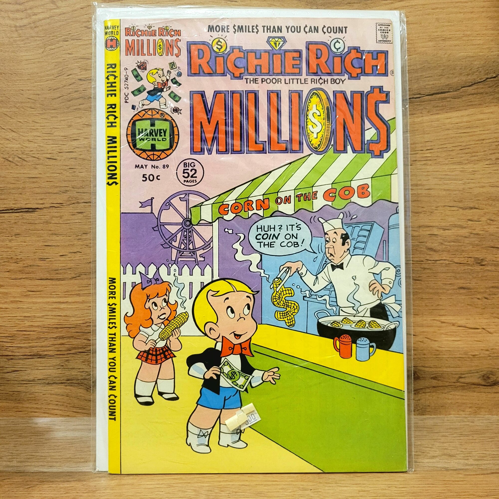 Раритетный Комикс Richie Rich Money Millions #89. 1975 Год. Комикс (сингл) на английском языке