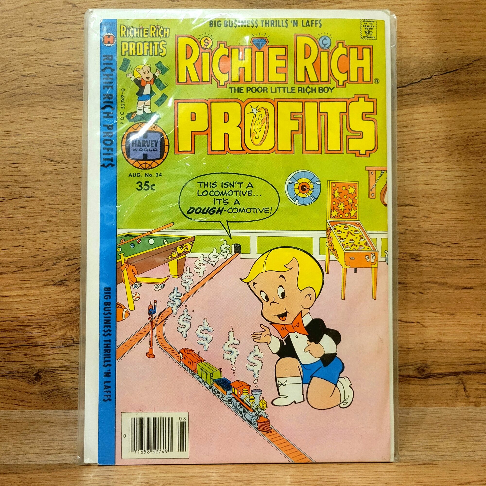 Раритетный Комикс Richie Rich Profits #24. 1975 Год. Комикс (сингл) на английском языке