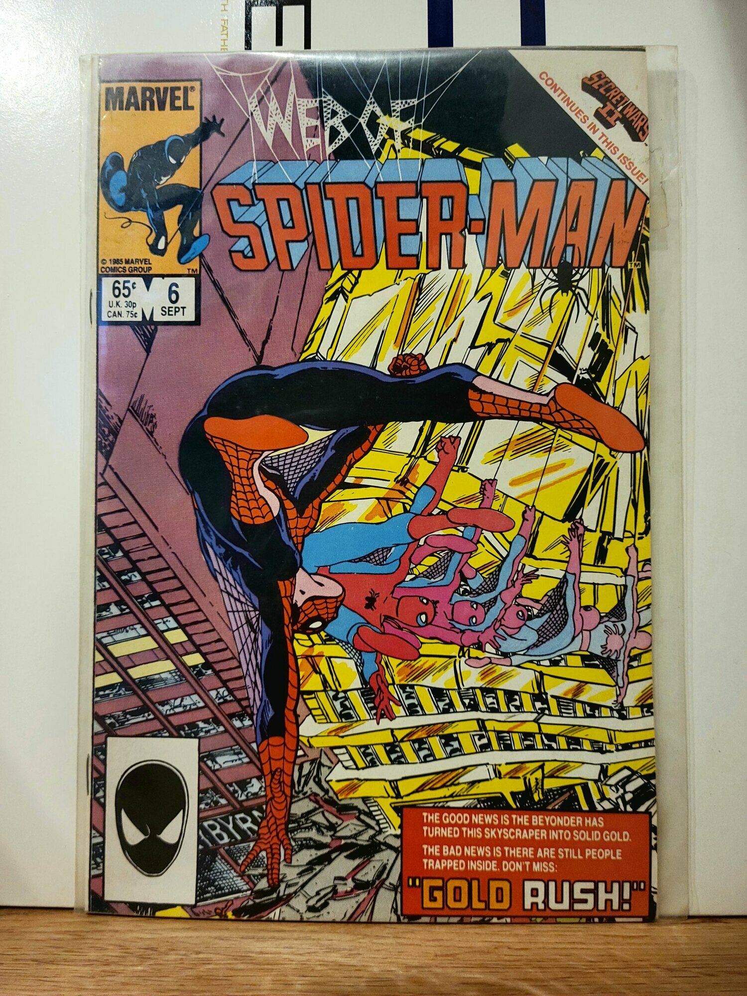 Ретро Комикс Web Of Spider Man #6. 1985 Год. Оригинал!