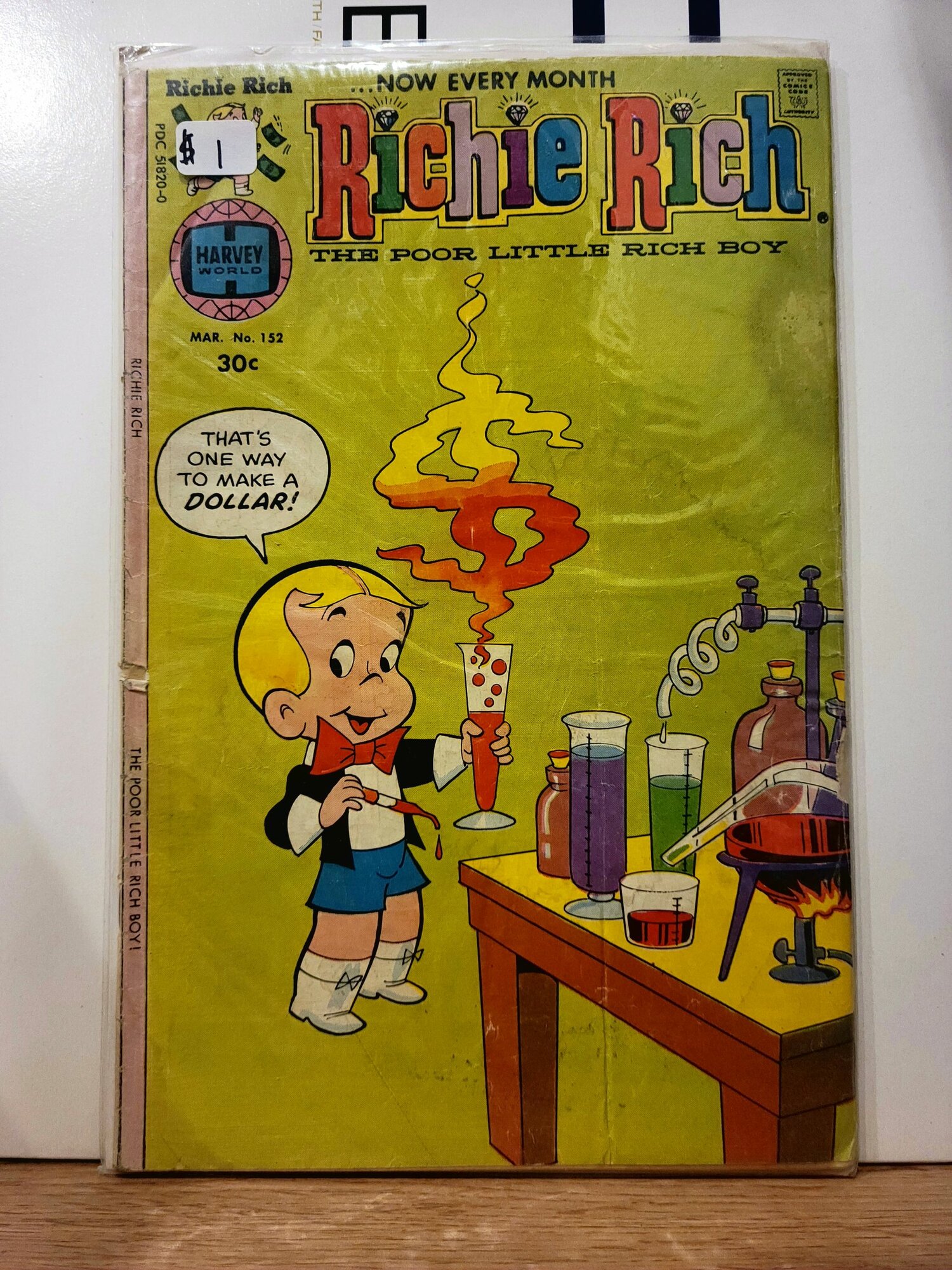 Раритетный Комикс Richie Rich #152. 1980 Год. Коллекционный выпуск.