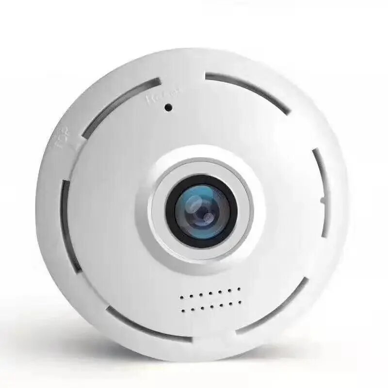 360° Панорамная мини-камера безопасности Wifi 1080P HD с рыбаьим глазом Ночное видение Двусторонний голос Видеокамера Умная домашняя наблюдение SD/TF-мини hd камера