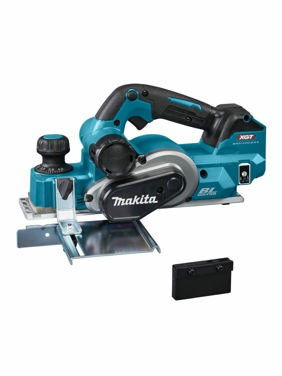 Аккумуляторный рубанок Makita KP001GZ 40В. XGT глуб 4мм. 15000 об/м 1100Вт. (без АКБ и З/У)
