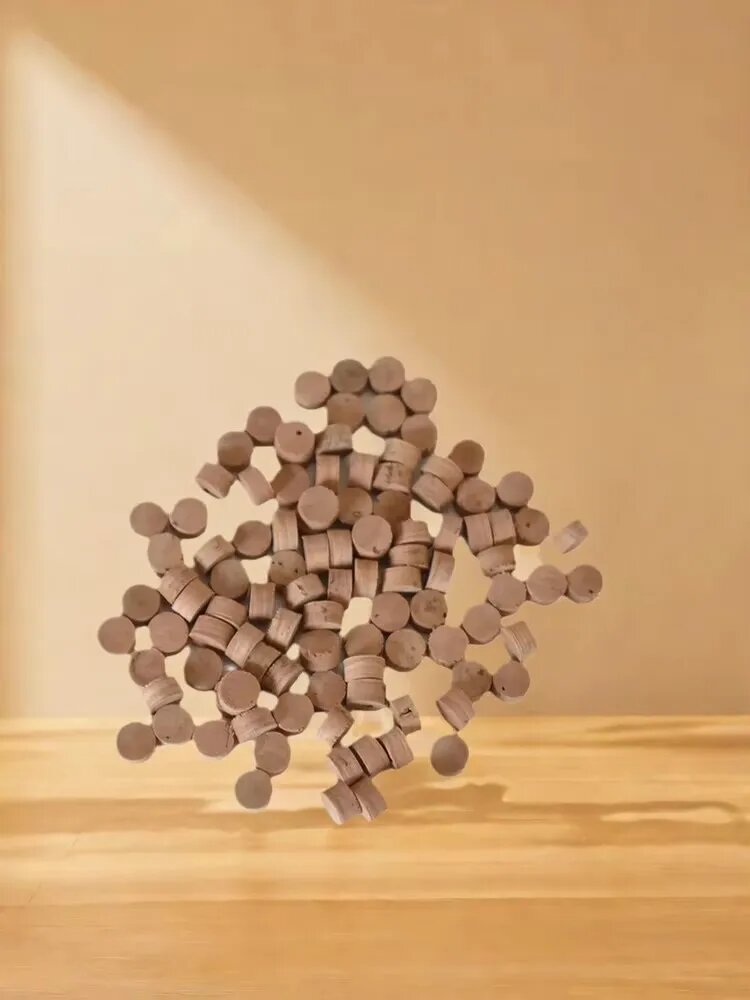 50шт. пробок для трубок и тромбонов, 9x4 мм, цвет: 50pcs