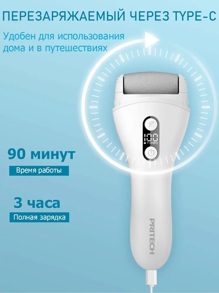 PRITECH Роликовая электропилка