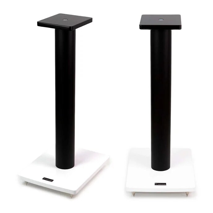 Radiotehnika T6 black/white стойка для полочной акустики (пара)