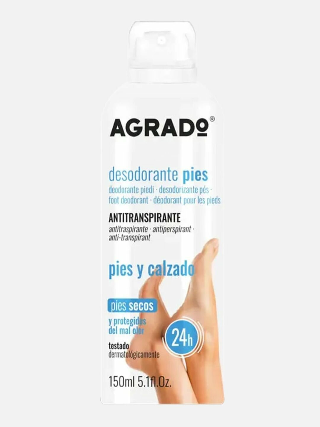 Дезодорант-антиперспирант для ног AGRADO feet and shoes