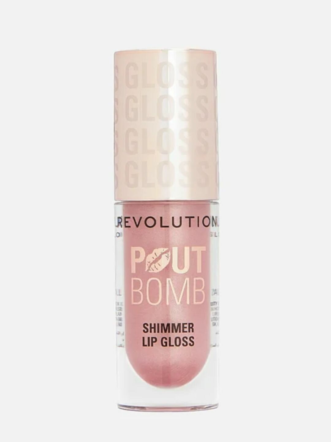 Блеск для губ MAKEUP REVOLUTION pout bomb shimmer gloss Shine Pink
