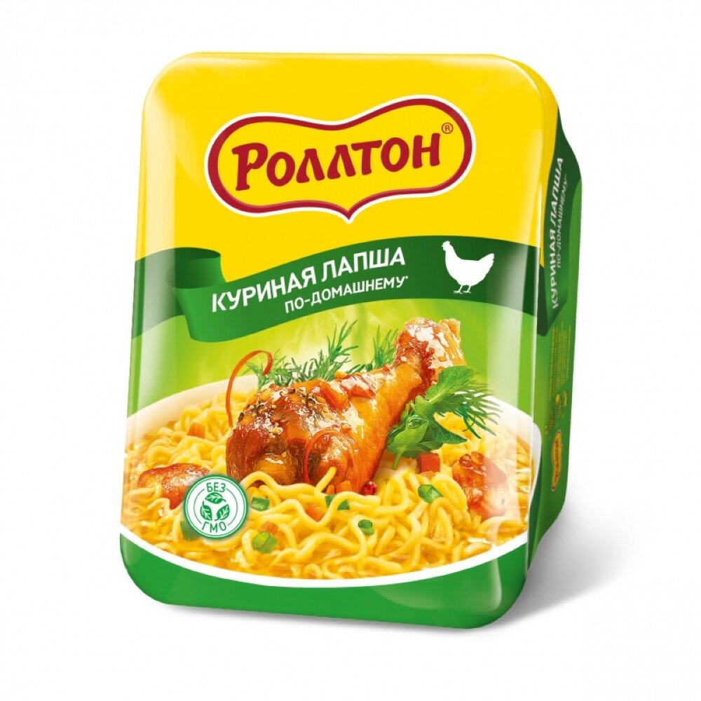 Лапша Роллтон Куриная по-домашнему 90 г