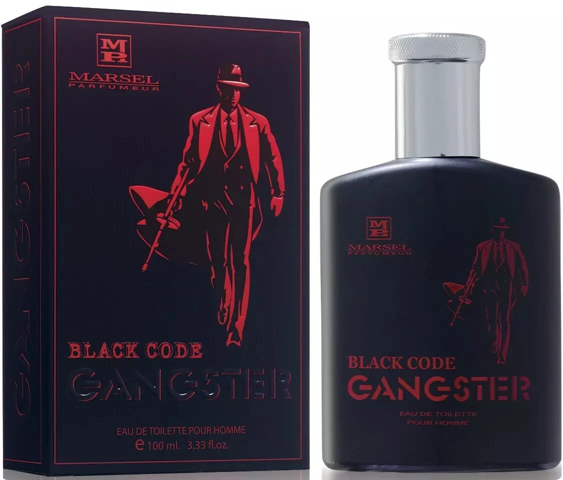 Мужская туалетная вода Marsel Parfumeur Black Code 100 мл - Марсель Парфюмер Гангстер Блэк Код