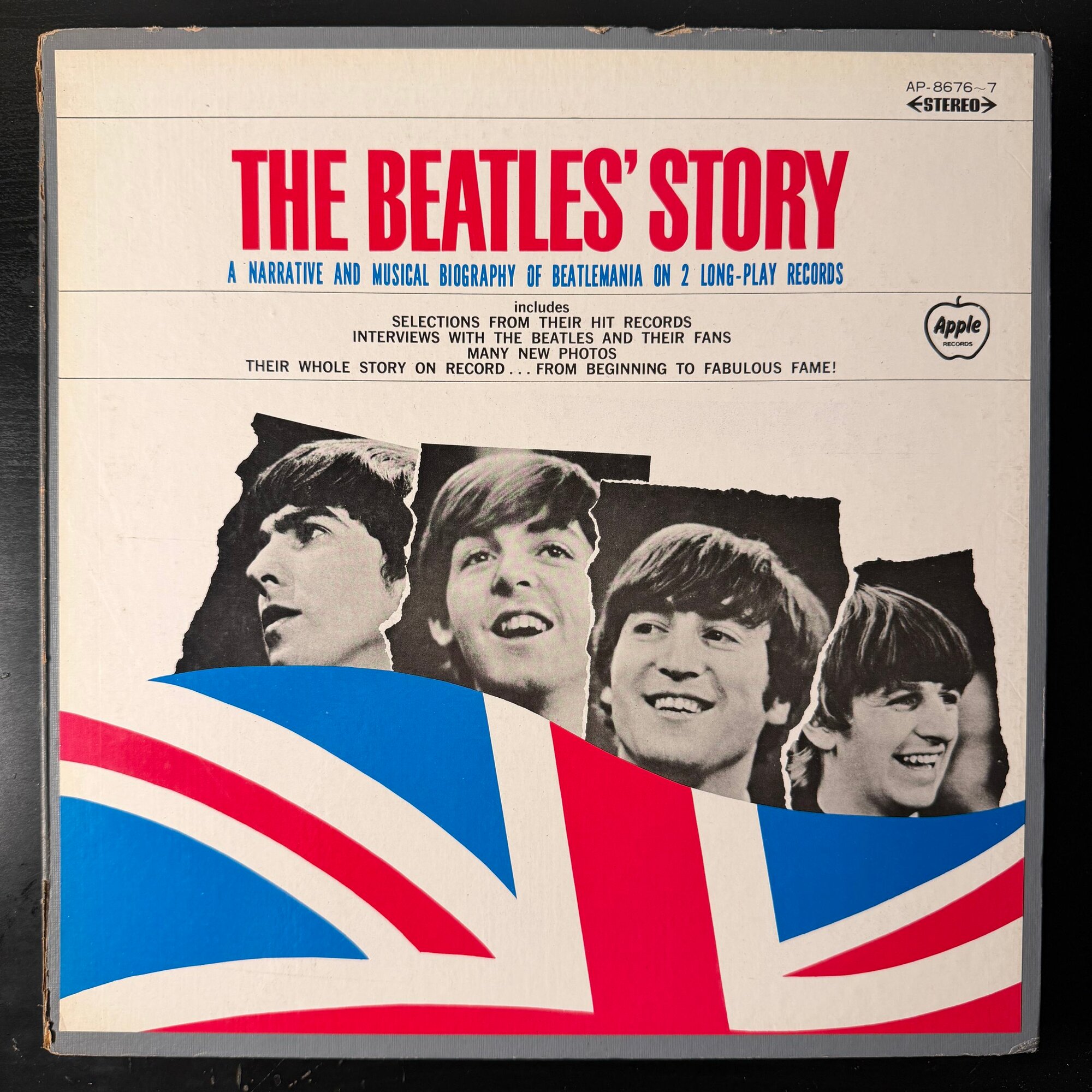 Виниловая пластинка The Beatles The Beatles' Story 2LP (Япония 1971г.)