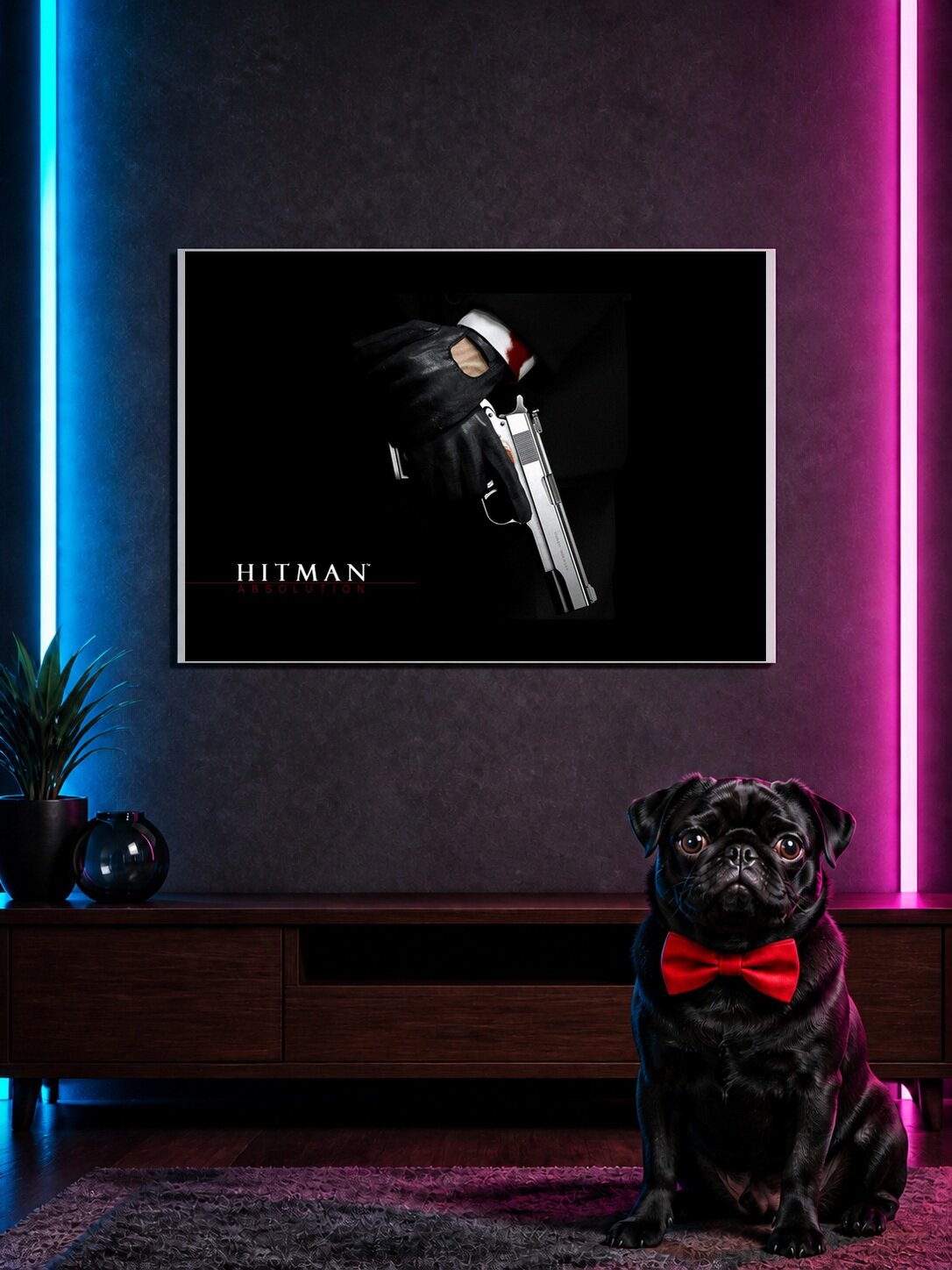 Постер Hitman Легенды — приключенческая игровая сцена A3