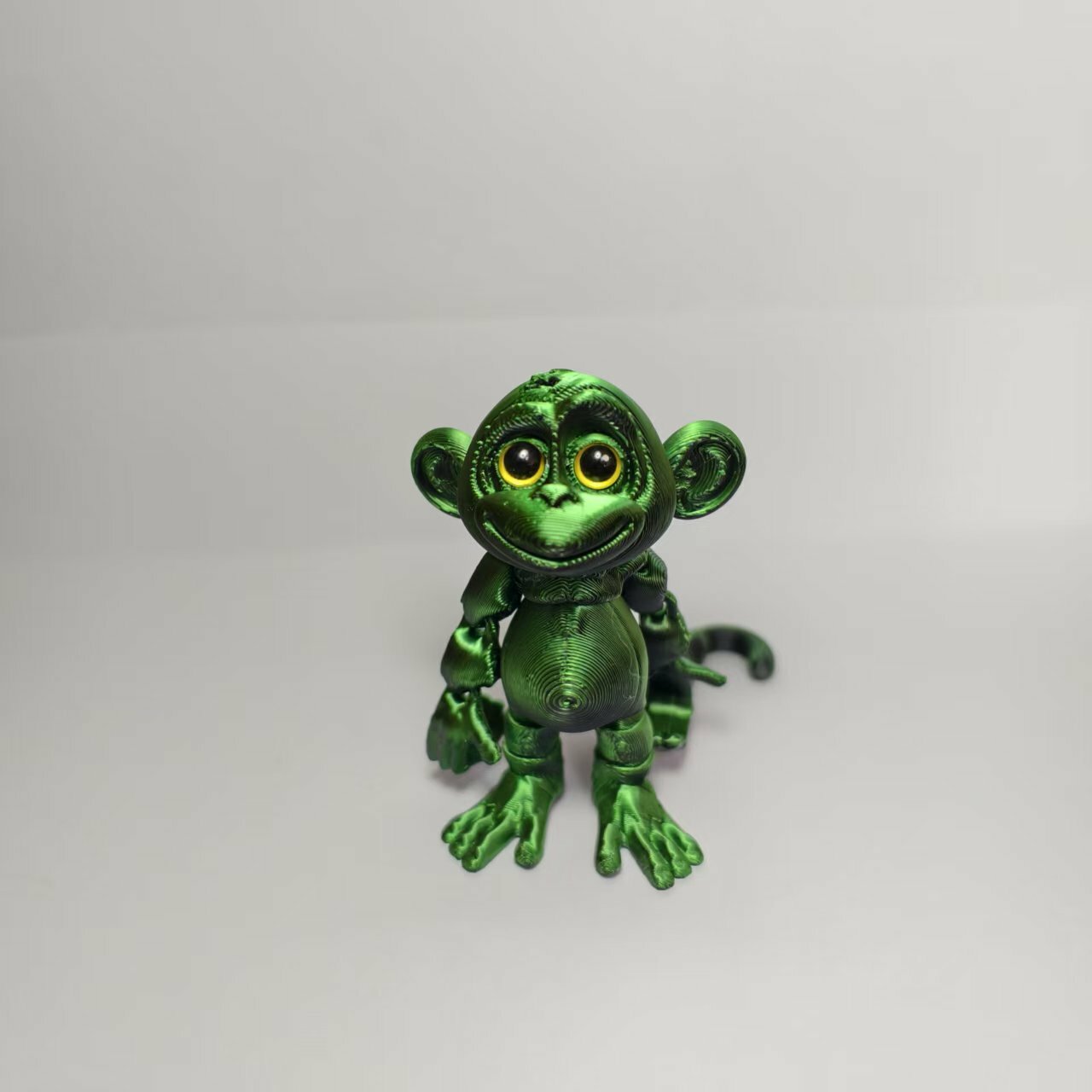 Трансграничный 3D-печатный реалистичный декоративный сувенир в виде обезьяны с большими глазами (продукт репродукции приматов), подарок, модная креативная фигурка.