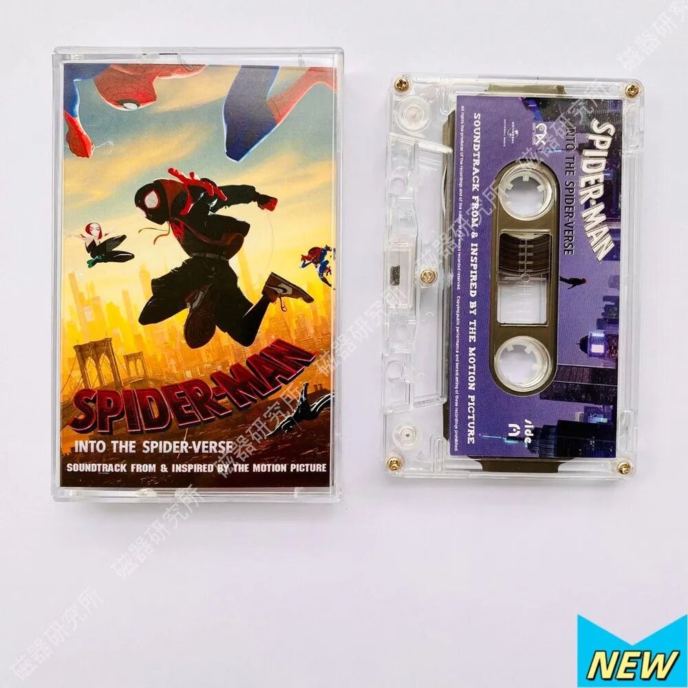 Аудиокассета (МС) Spider-Man Into The Spider-Verse Soundtrack From & Inspired By The Motion Picture Совершенно новая запечатанная кассета