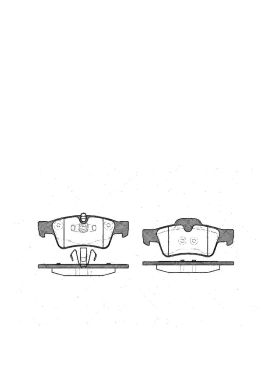 Колодки тормозные MB C219/W164/W251 04>