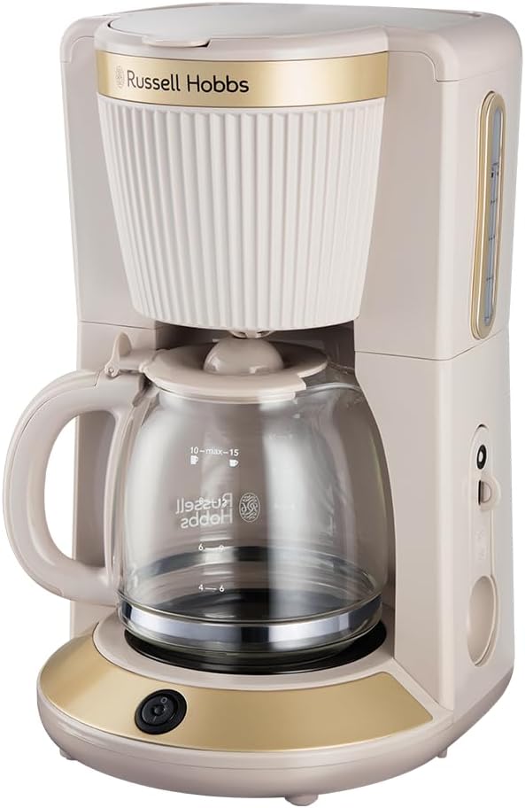 Кофеварка RUSSELL HOBBS 1100 Вт 1,25л Bronte бежевого цвета 26781-56