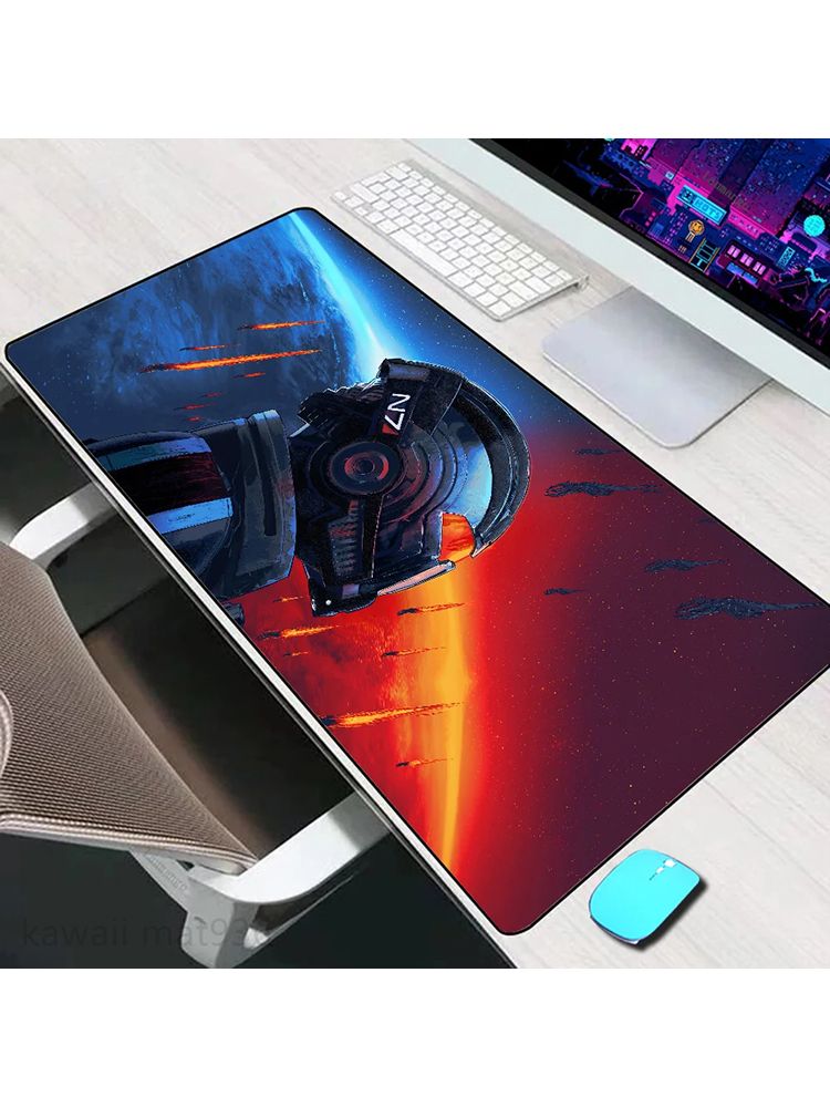 Игровой коврик для мыши XXL с эффектом повышения качества, а также антискользящее коврик для клавиатуры размером 4090см