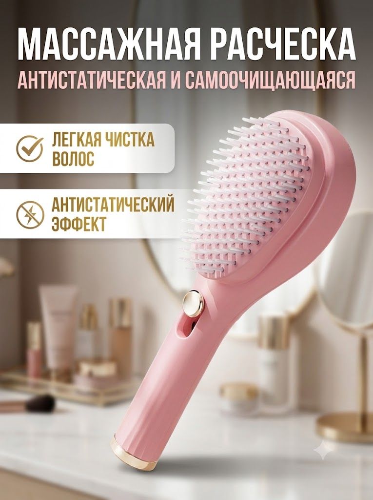 Телескопическая волшебная расческа, не прилипающая щетка для волос