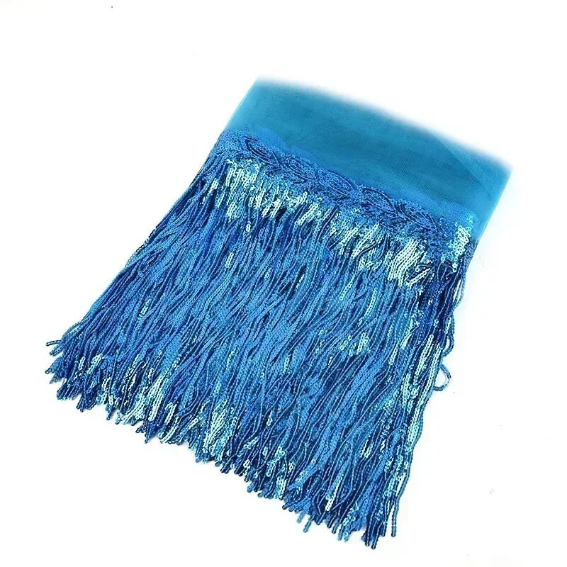 Синяя бахрома с кисточками, 5Yards, 19Blue