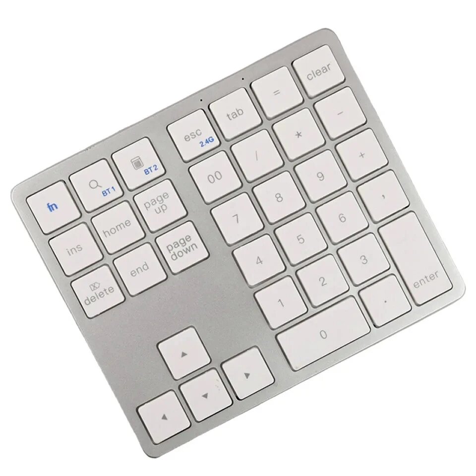 Беспроводная цифровая клавиатура beyour K35 Silver