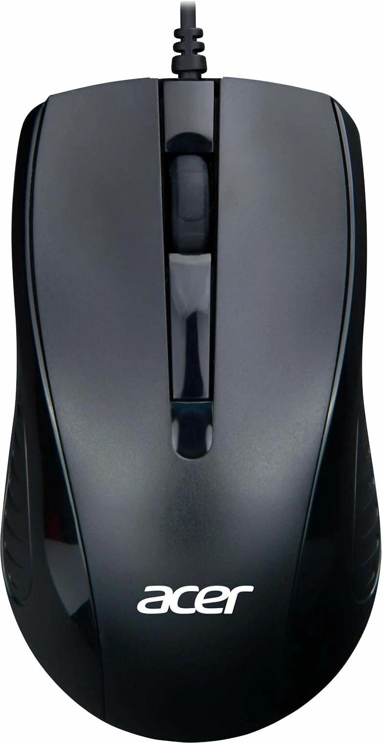 Мышь Acer OMW136 черный оптическая (1000dpi) USB (2but)