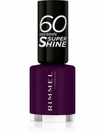 Лак для ногтей Rimmel 60 Seconds Super Shine, оттенок 345 Black Cherries, 8 мл