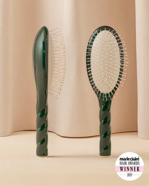 La bonne brosse Массажная расческа для распутывания волос N.07 The Stimulating & Detangling Hairbrush The Intense, Emerald Green