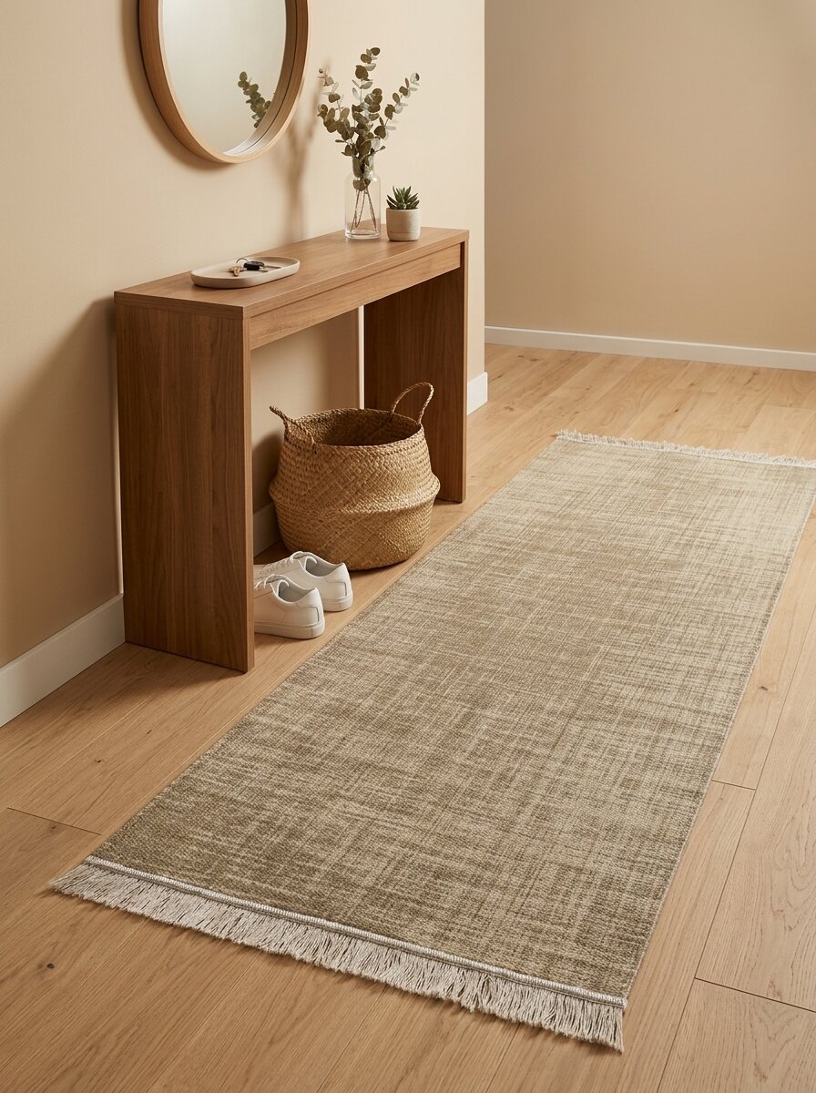 Ковёр Natali's Carpets на пол комнатный с бахромой 75х150 см