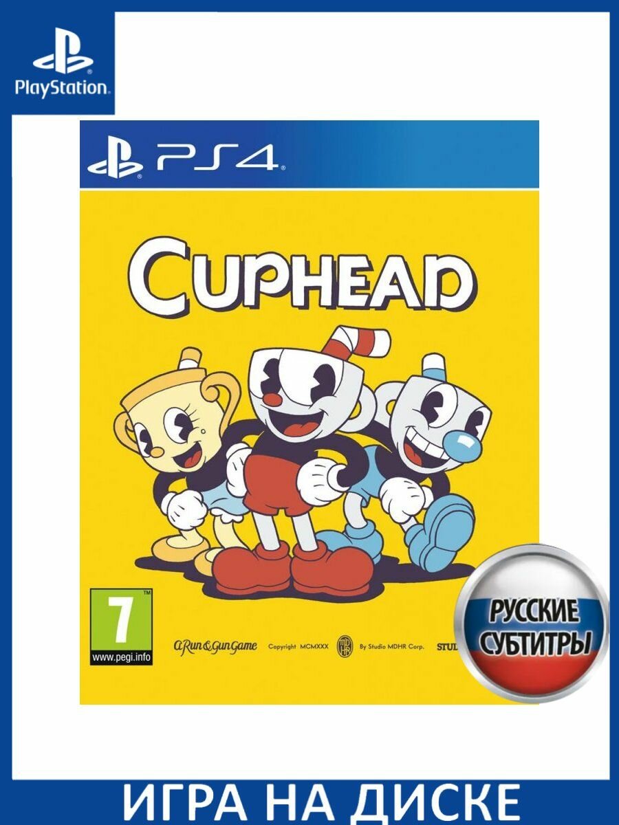 Игра Cuphead: Физическое издание (Physical Edition) PS4 Русская Версия Диск на PlayStation 4