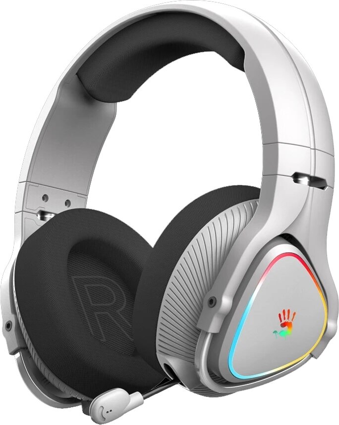 Наушники с микрофоном A4Tech Bloody MR710 серый BT оголовье (MR710 GREY)