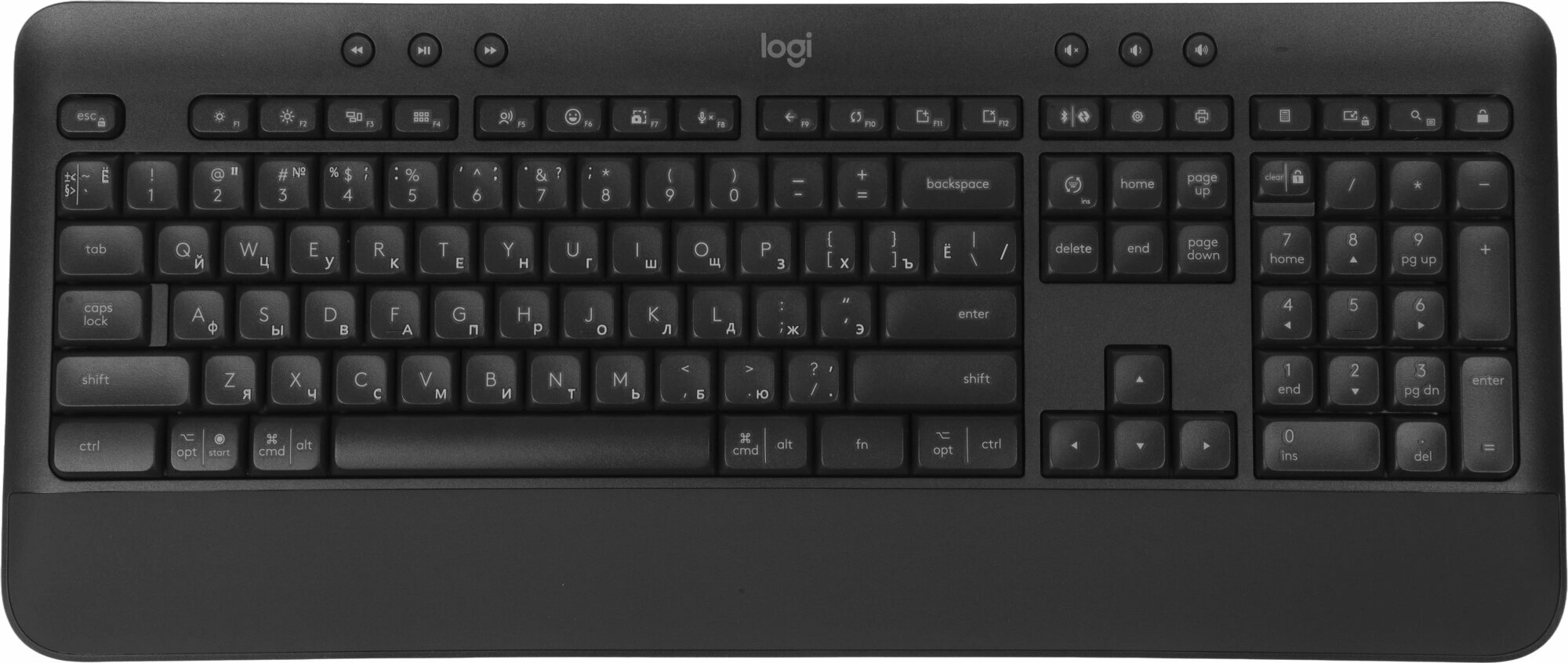 Комплект клавиатуры и мыши MK650 клав: графитовый