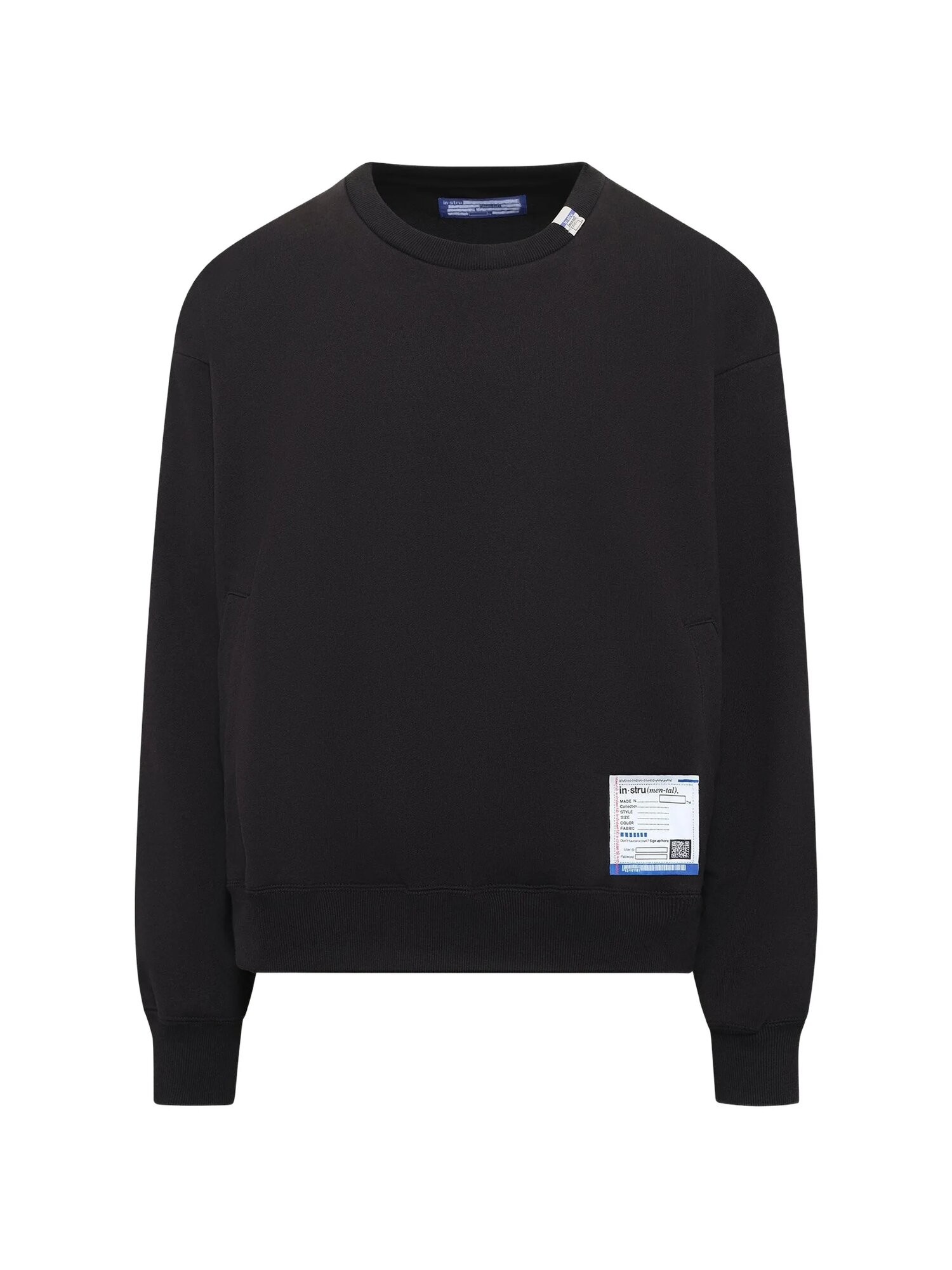 Свитер Instrumental logo-patch sweater