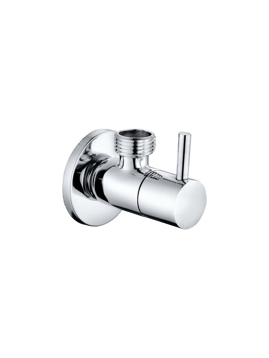 Кран подключения IDDIS 1/2" угловой, с отражателем, латунь, хром 910B0Z4C2CZ