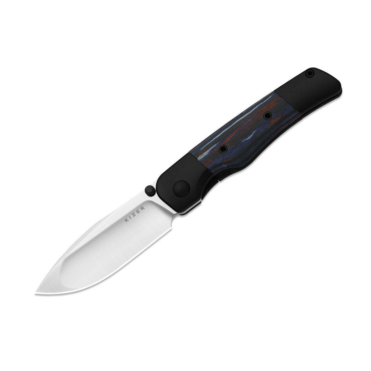 Складной нож Kizer Coywolf, сталь S45VN, рукоять титан/древесный композит