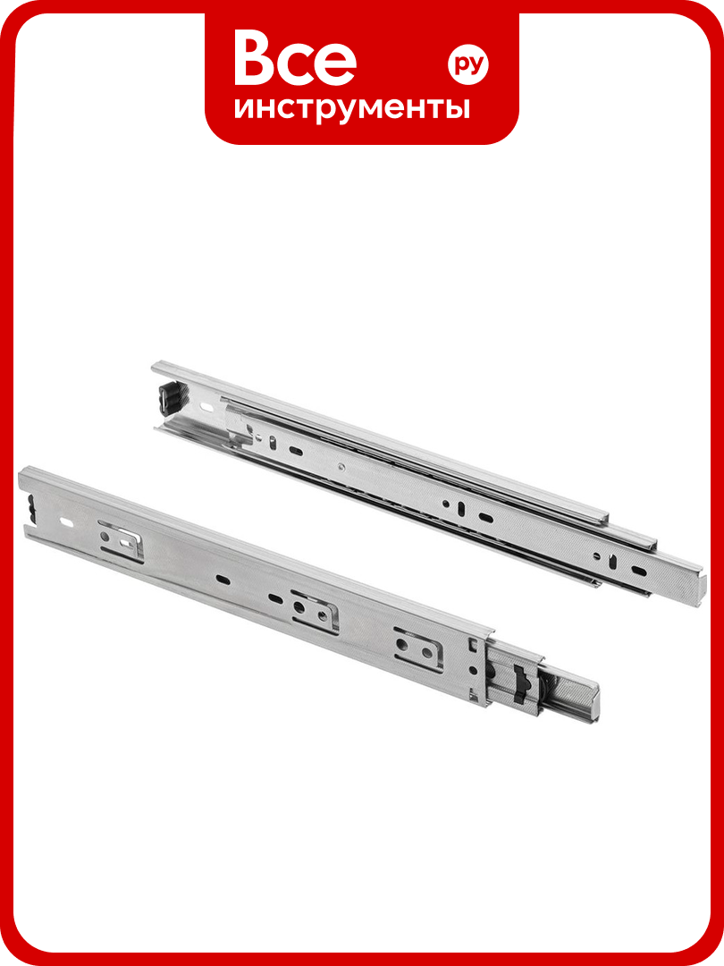 Шариковые направляющие полного выдвижения GTV GX1 45/500 мм PK-0H45500GX1, кухонной