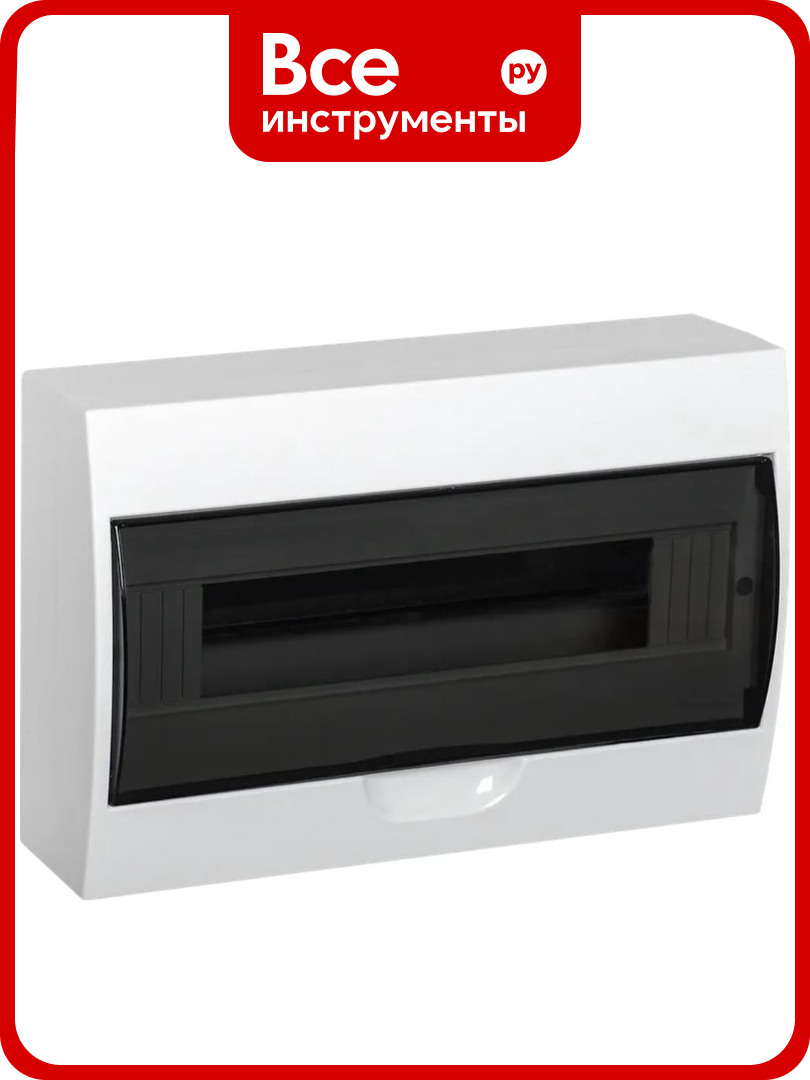 Корпус пластиковый IEK KREPTA 3 ЩРН-Пк-15 IP41 белый MKP12-N-04-15-41 на DIN‑рейку с навесным монтажом