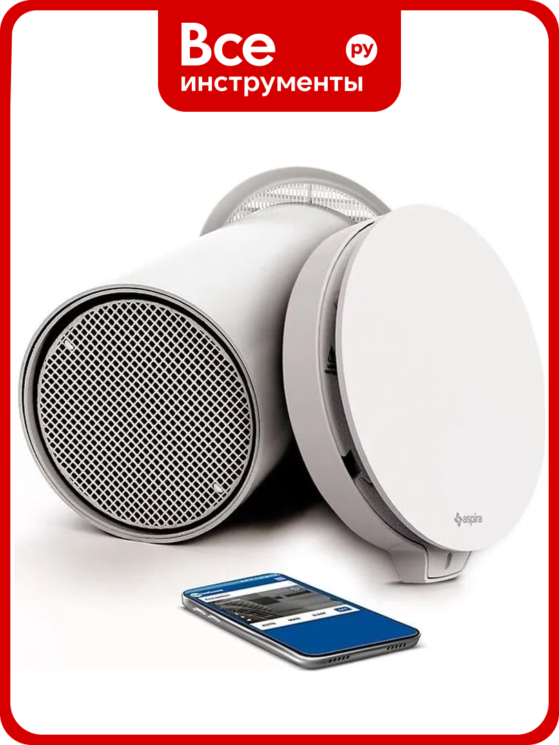 Вентиляционная установка (рекуператор) Aspira ASPIRVELO 2.0 SMART WI-FI диаметр