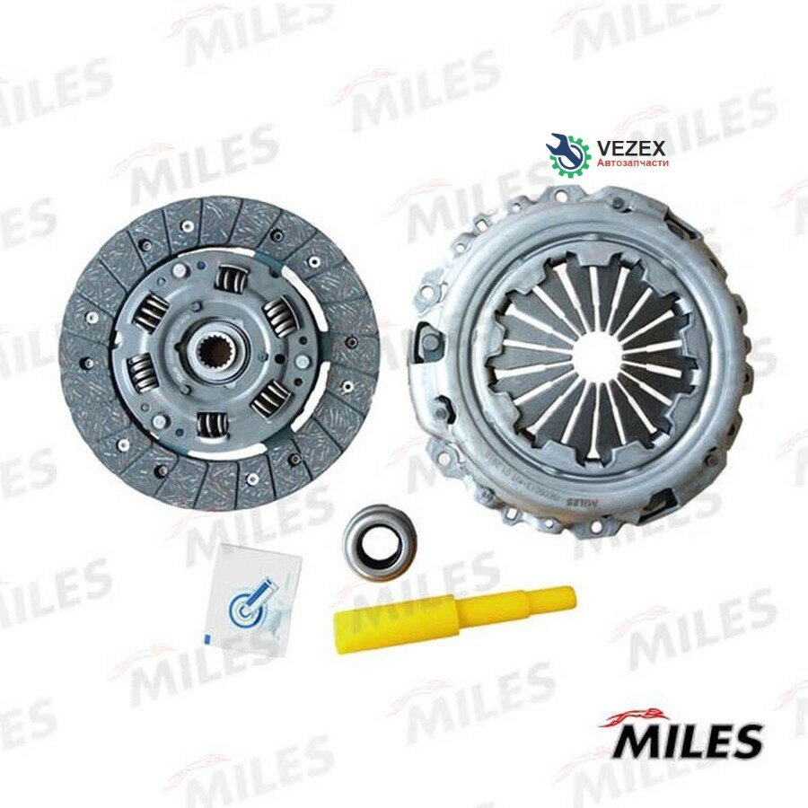 MILES GE09013 Сцепление комплект (CITROEN C2/C3/C4//PEUGEOT 106/207/307 1.1-1.6 00-) (LUK 620308600) GE09013