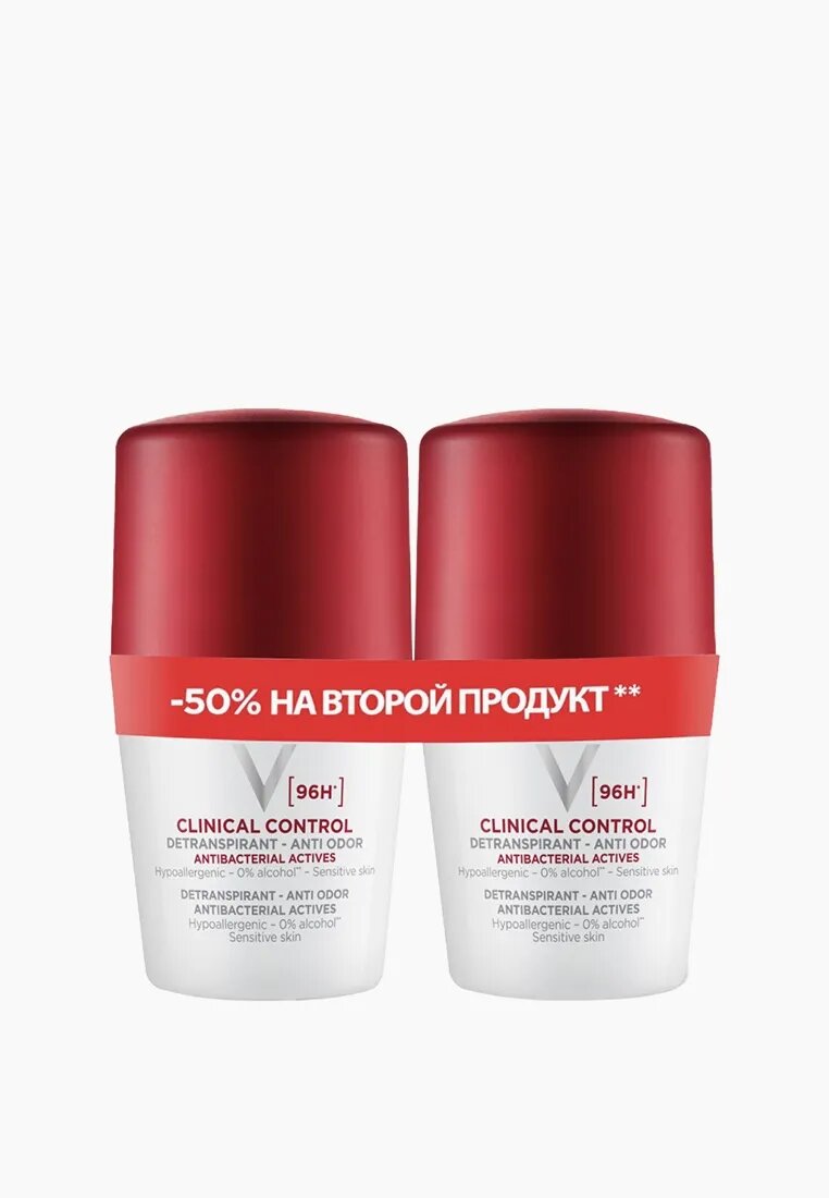 Vichy Дезодоранты шариковые 2 шт. 2 х 50 мл